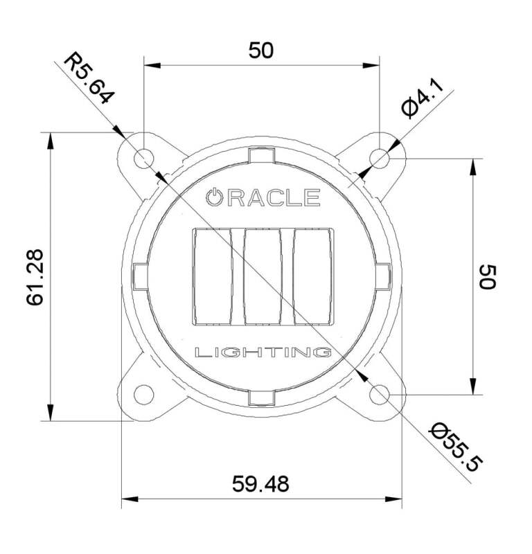 Oracle 60mm 15W Fog Beam LED Emitter – MTX Performance